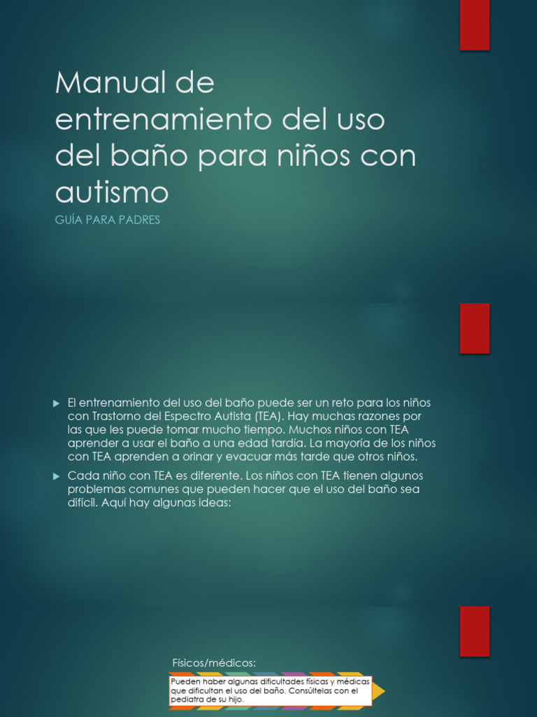 Manual de Entrenamiento Del Uso Del Baño | PDF