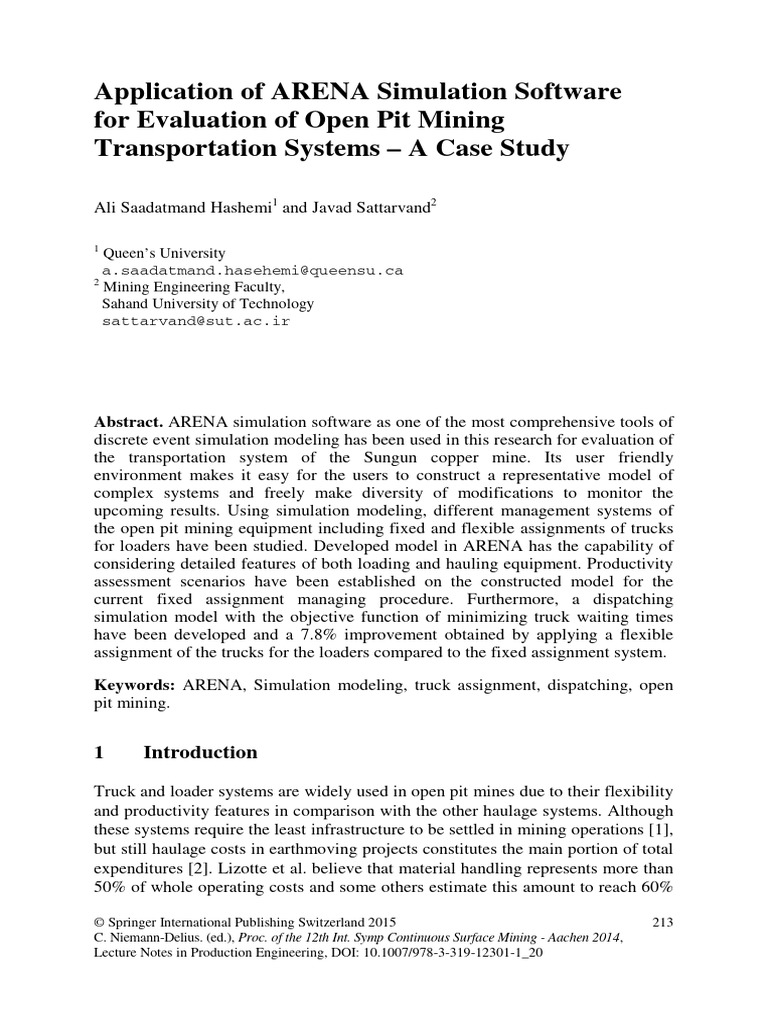 Hashemi 2015 | PDF | Simulation | Mathematical Optimization