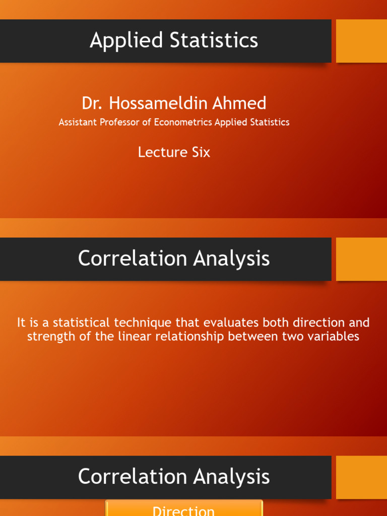 Lecture 5 Correlation And Regression Analysis Pdf Errors And Residuals Regression Analysis