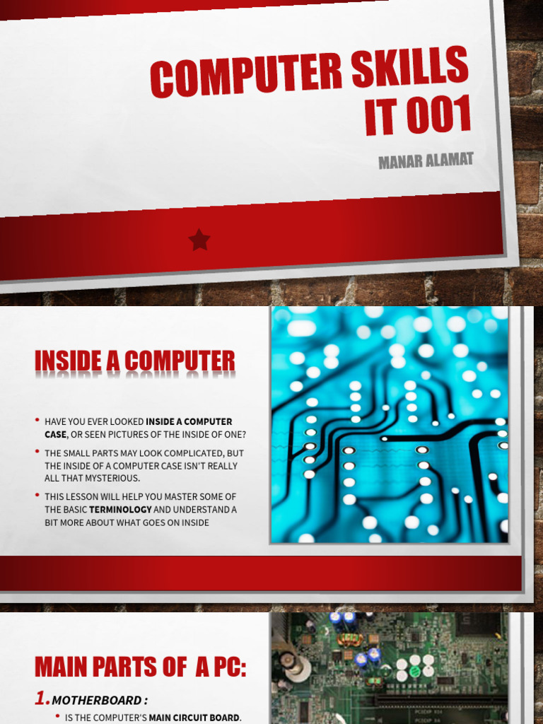 What Is Inside A Computer Week3 2 | PDF | Random Access Memory ...