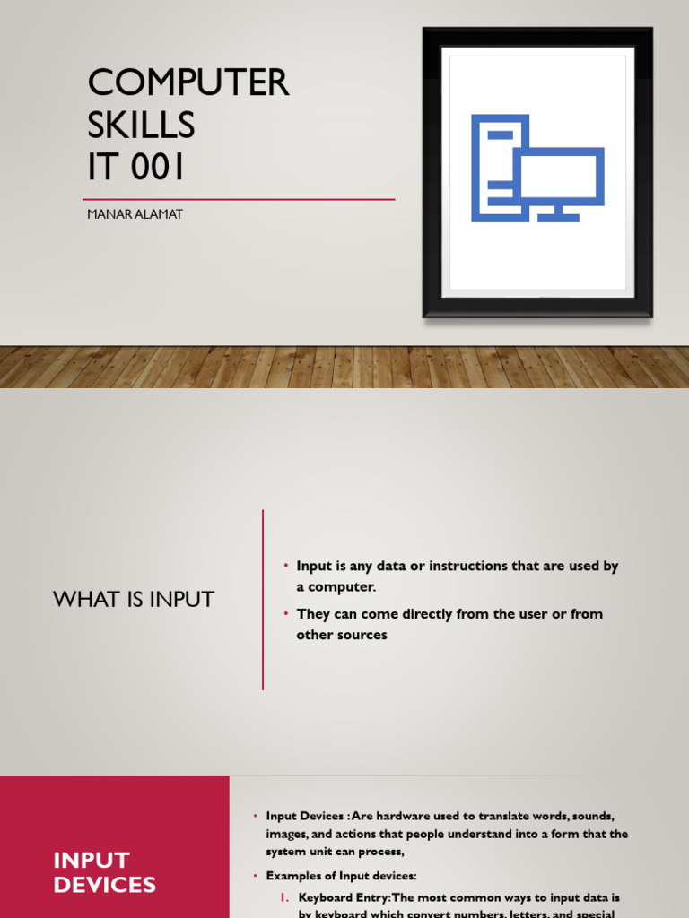 Input and Output Devices Week 4 2 | PDF | Computer Keyboard | Input/Output
