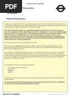 Texas DPS Medical Advisory Board Form | PDF | Medical Specialties ...