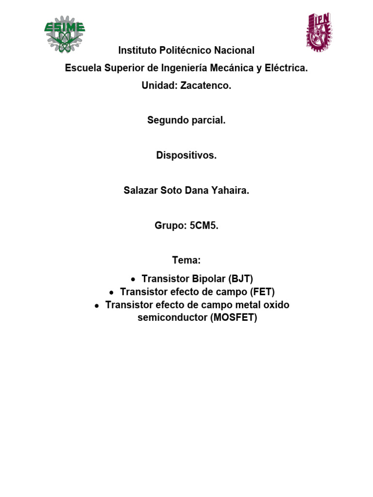 Transistores | PDF