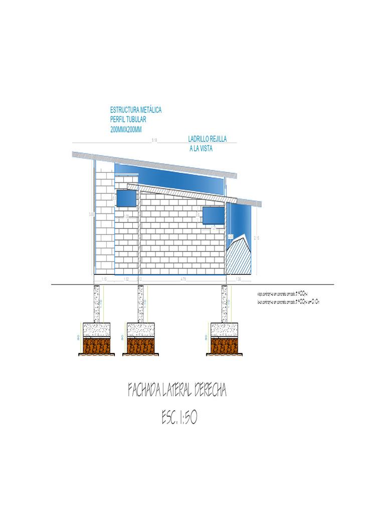 Modelo - PDF FACHADA LATERAL DERECHA | PDF