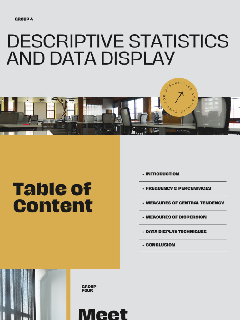 Group 4-Descriptive Statistic | PDF | Variance | Statistics