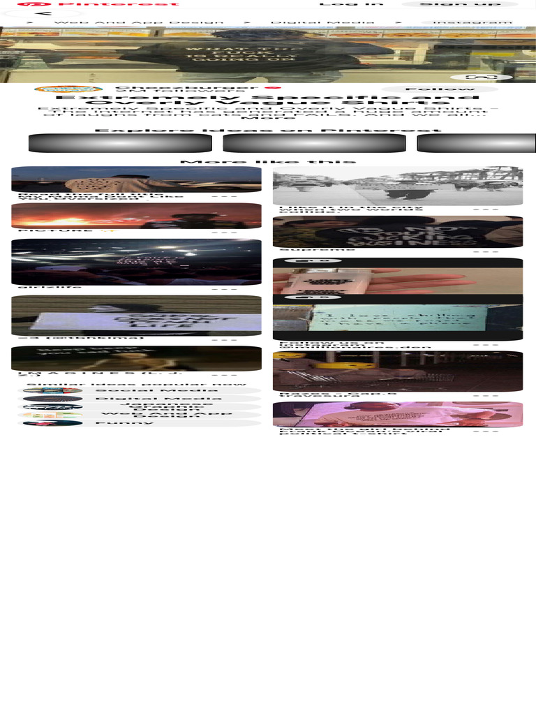 Extremely Specific and Overly Vague Shirts in 2021 Mood Pics, Words ...