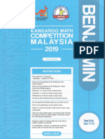 Kangaroo Mathematics Contest 2023 Problems | PDF