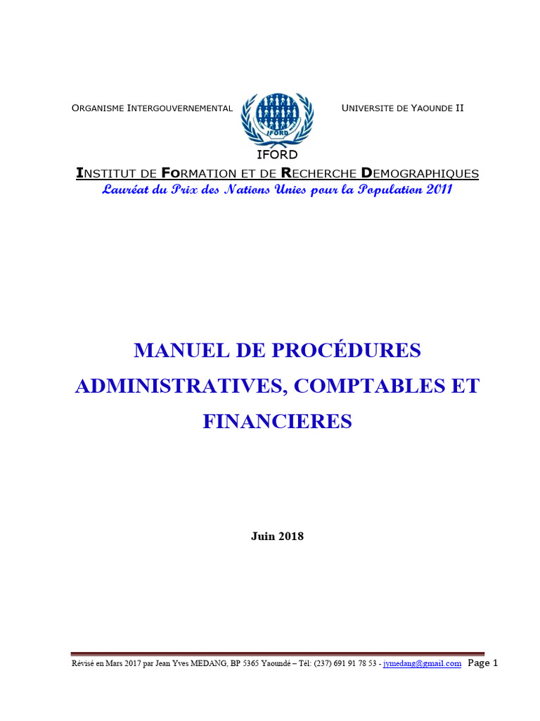 Manuel Procedure | PDF | Gouvernance | Informatique