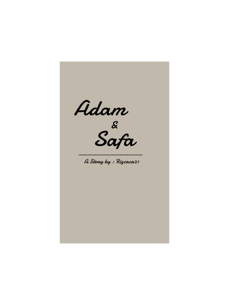 Adam & Safa by Rizcaca21 | PDF