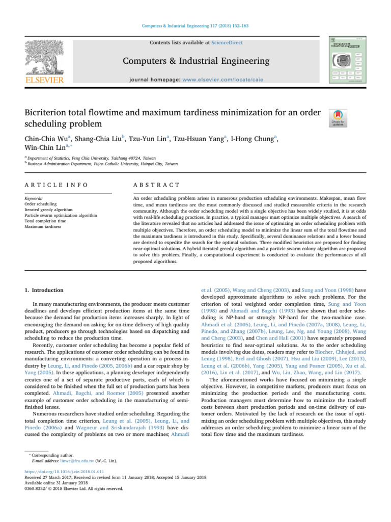 Computers & Industrial Engineering | PDF