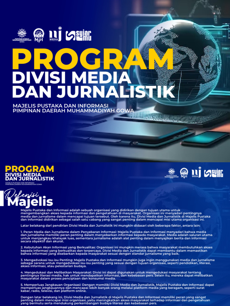 Proposal Program Kerja MJ MPI 1 | PDF