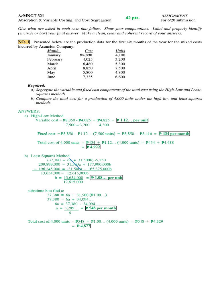 Answers To 6-20 Assignment G2 | PDF | Technology & Engineering