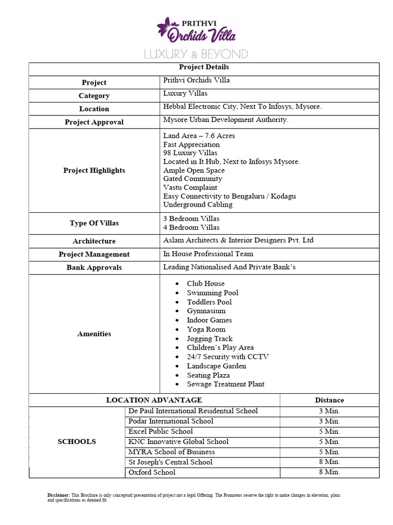 Prithvi Orchids | PDF