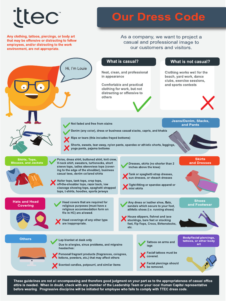 Tele Tech Dress Code | PDF