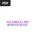 Procure To Pay (P2P) Process of SAP MM | PDF | Business | Economies