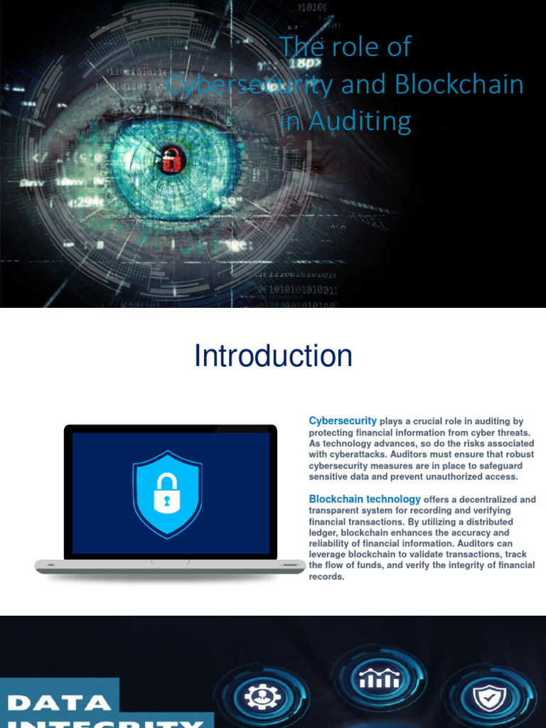 The Role of Cybersecurity and Blockchain | PDF | Audit | Security