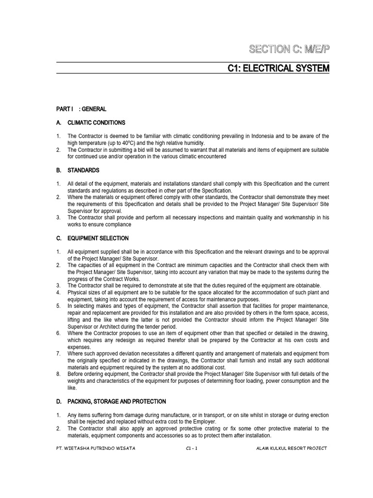 C1 Electrical | PDF | Electrical Wiring | Ac Power Plugs And Sockets