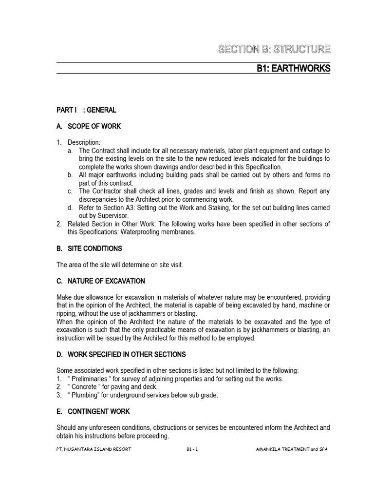 Earthworks C | PDF | Pipe (Fluid Conveyance) | Road