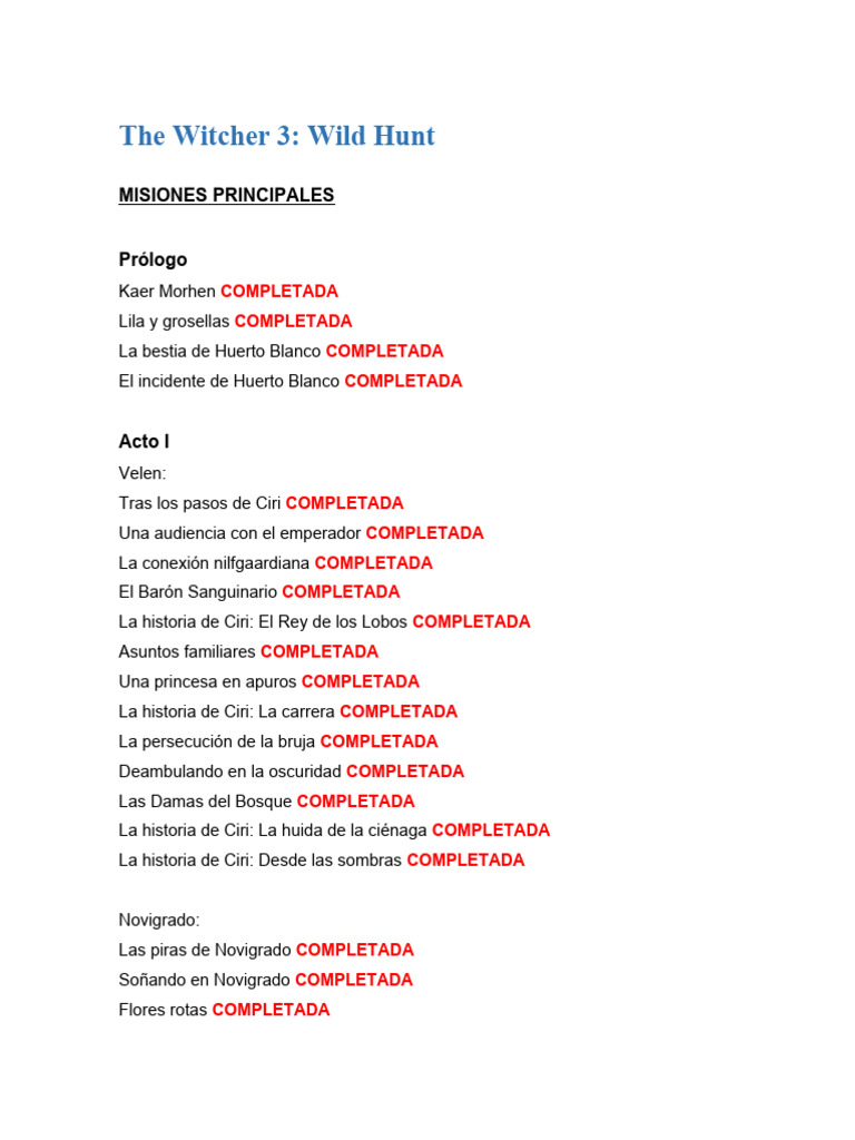 The Witcher 3 | PDF | Arte