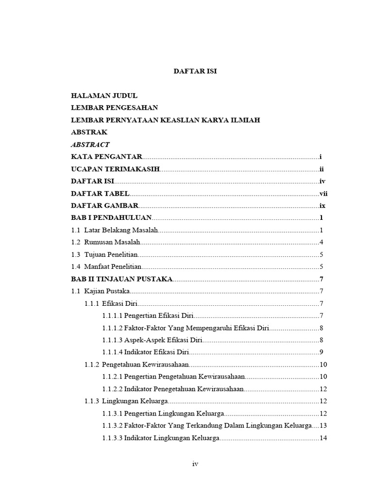 5 DAFTAR IS1 (Edit) | PDF
