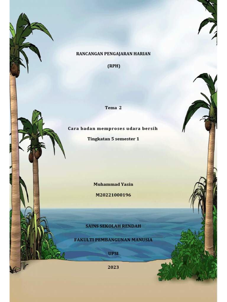 RPH Sains: Proses Udara Bersih | PDF