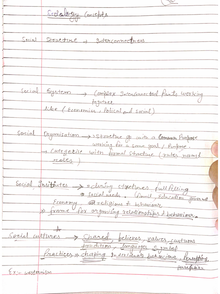 Sociology Notes | PDF