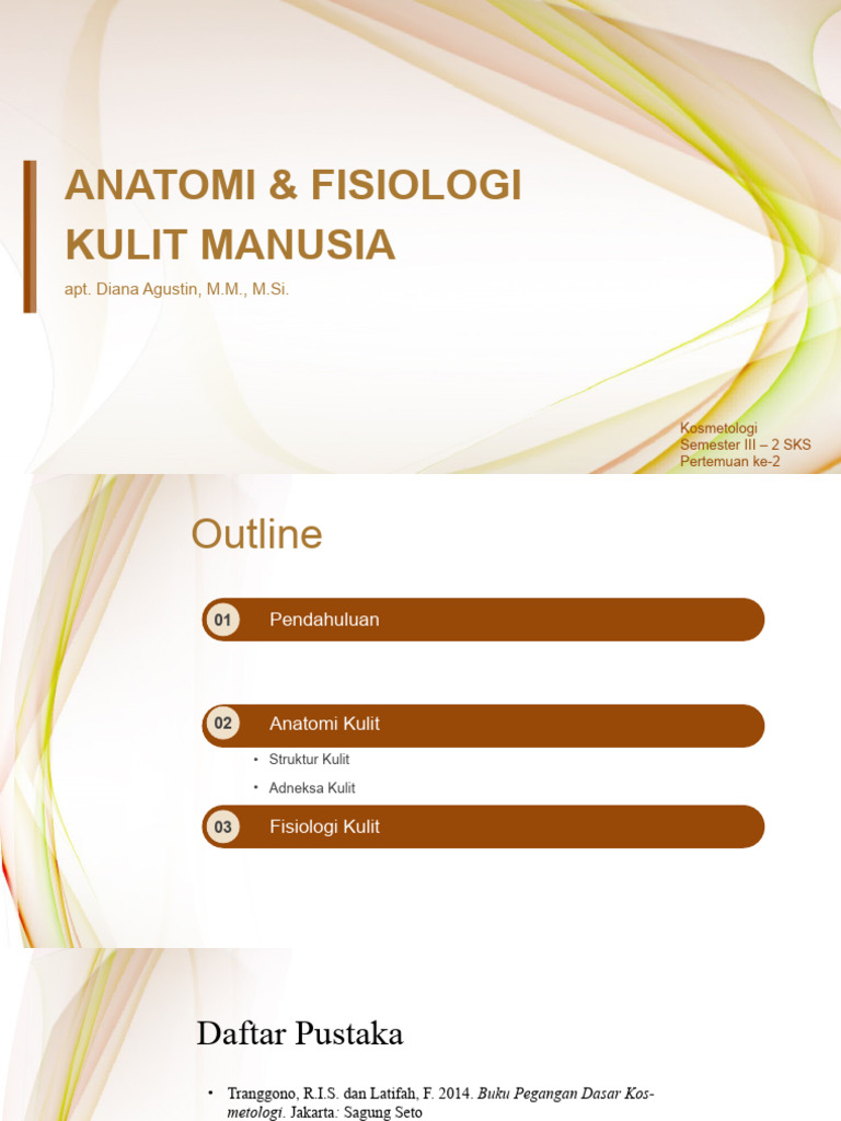Anatomi Dan Fisiologi Kulit | PDF
