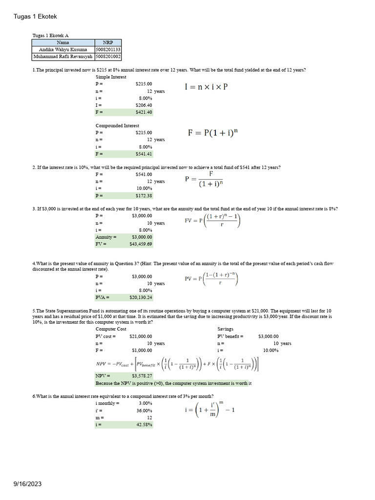 Tugas 1 Ekotek - Andika Wahyu Kusuma - Muhammad Rafli Revansyah ...