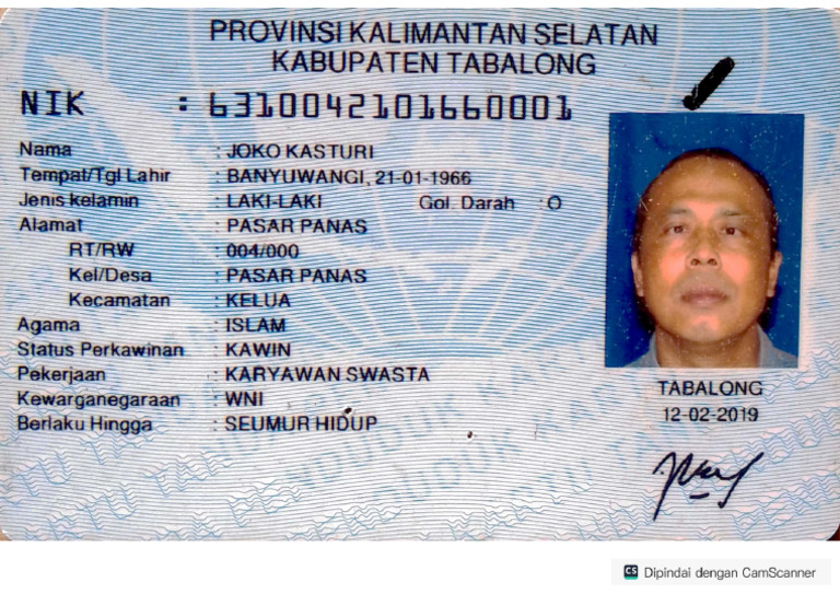 KTP-Joko Kasturi | PDF