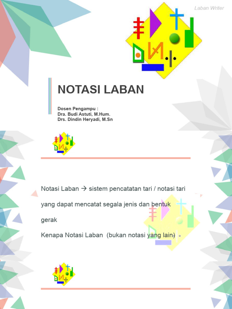 Notasi Laban | PDF | Kajian Bahasa Asing