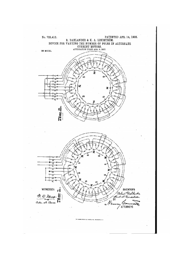 Dahlander Motor Winding | PDF