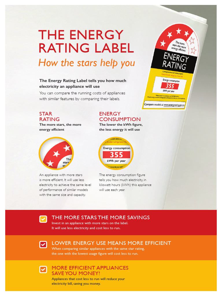 15-44830 Energy Rating Label - A4 Flyer - WEB 05 0 | PDF | Energy ...