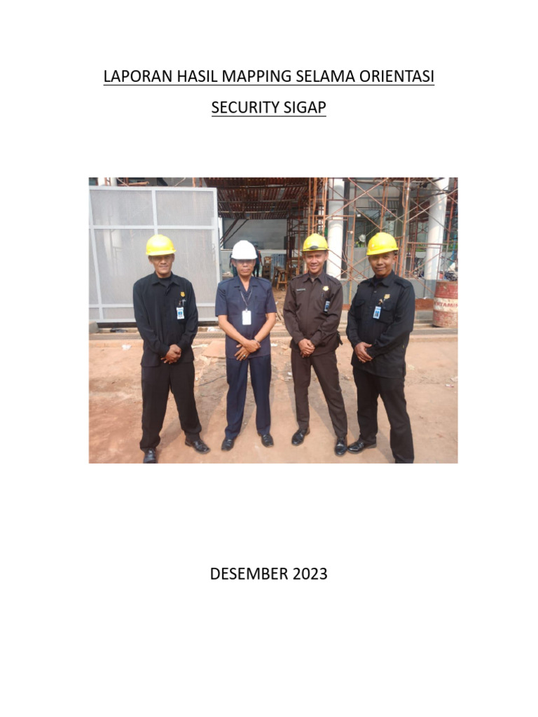 Hasil Mapping Security Sigap | PDF