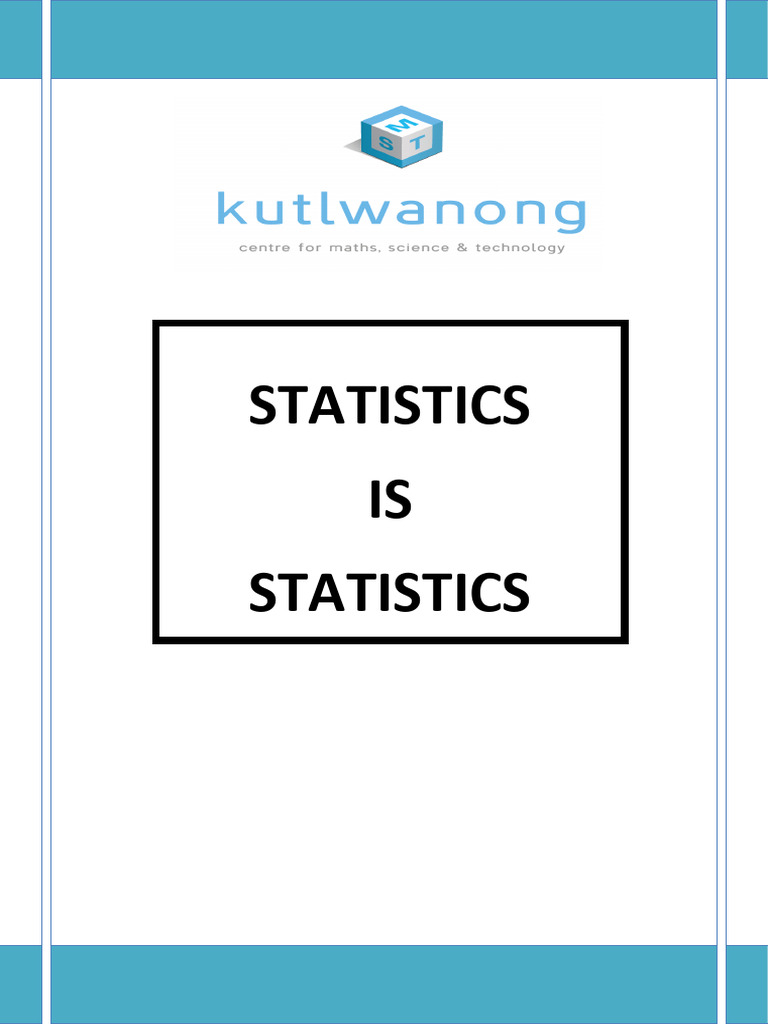 STATISTICS GRADE 12 | PDF | Sampling (Statistics) | Mathematics