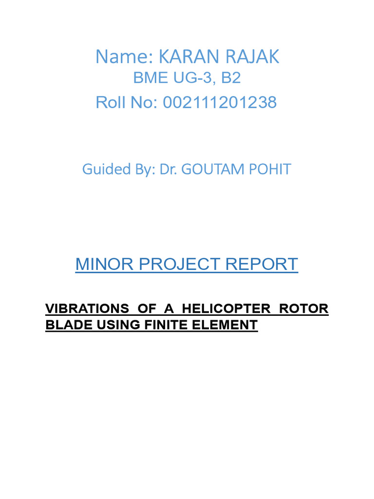 Karan Minor Project | PDF | Calculus Of Variations | Equations