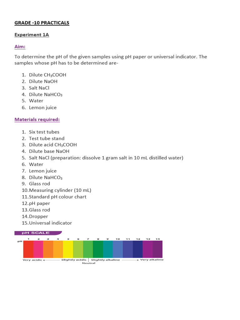 Cbse G-10 Science Lab Manual | PDF | Sodium Hydroxide | Resistor