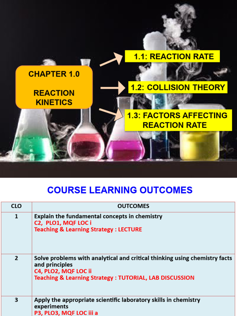 Reaction Kinetics: Rate and Laws | PDF | Reaction Rate | Chemical ...