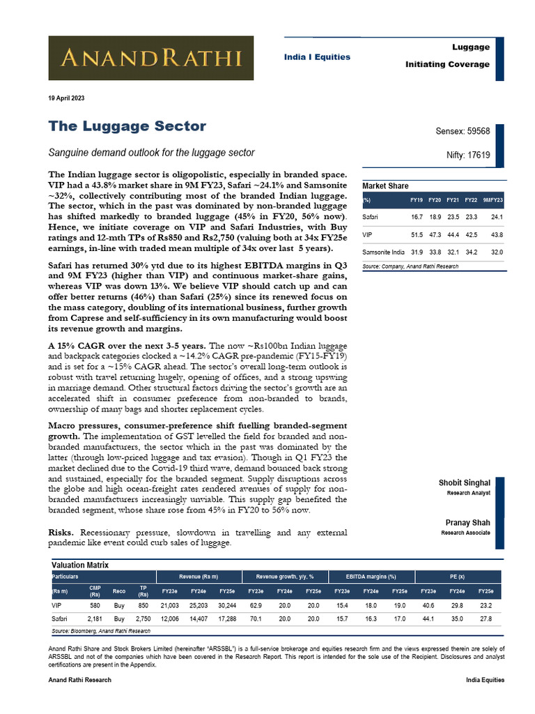 The Luggage Sector | PDF