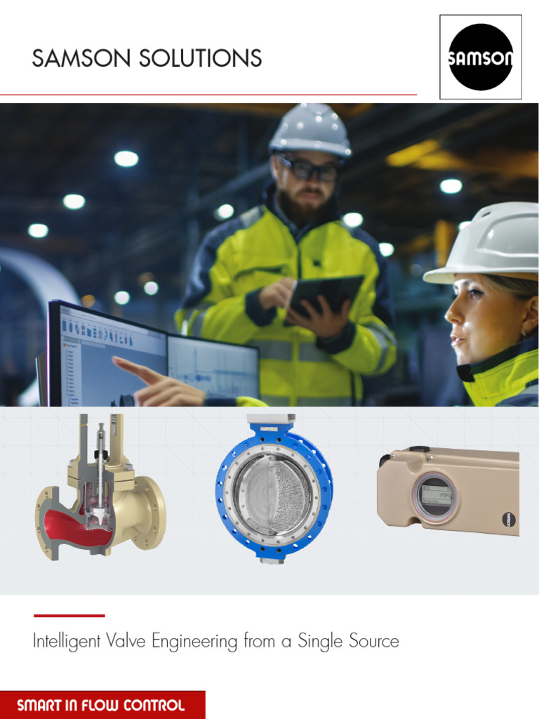SAMSON ROTARY LOW NOISE BROCHURE | PDF | Valve | Actuator
