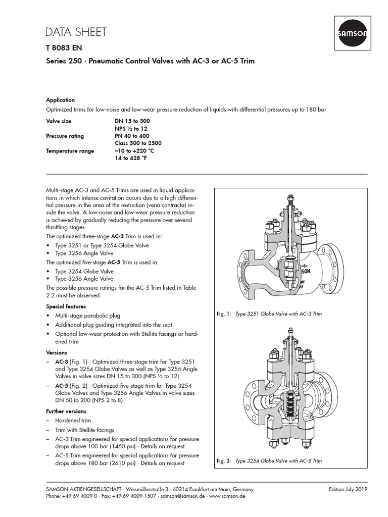 Optimized Anti-Cavitation Valve Trims | PDF | Valve | Pressure