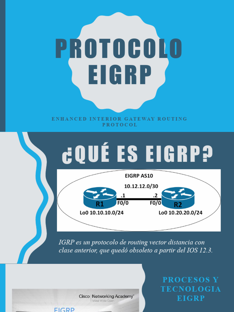 Guía de EIGRP para Redes Cisco | PDF | Enrutador (Computación) | Enrutamiento