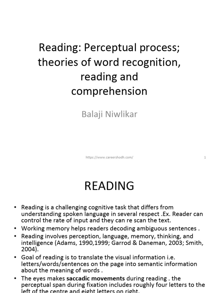 3 2ReadingBN | PDF | Reading Comprehension | Perception