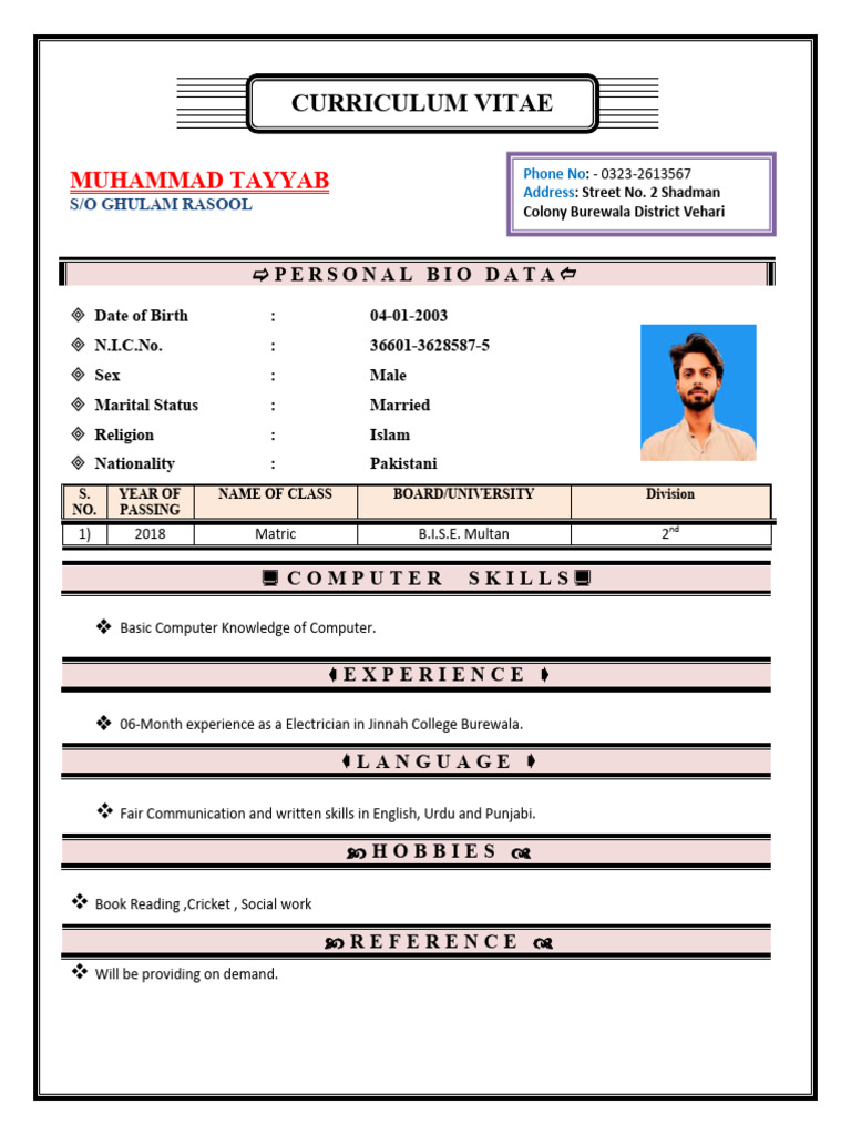 Muhammad Tayyab | PDF