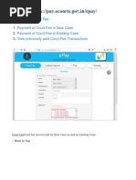 Online Court Fee Payment Guide | PDF | Receipt | Payments