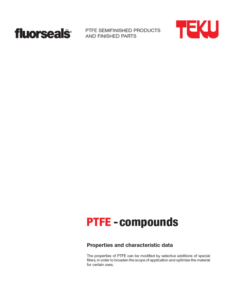 EN PTFE Compounds S2.unlocked | PDF | Friction | Sintering