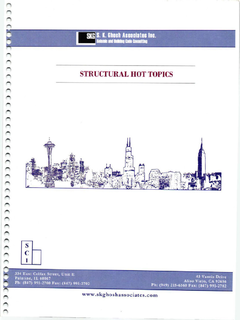 Structural Hot Topics | PDF | Building Engineering | Building Technology