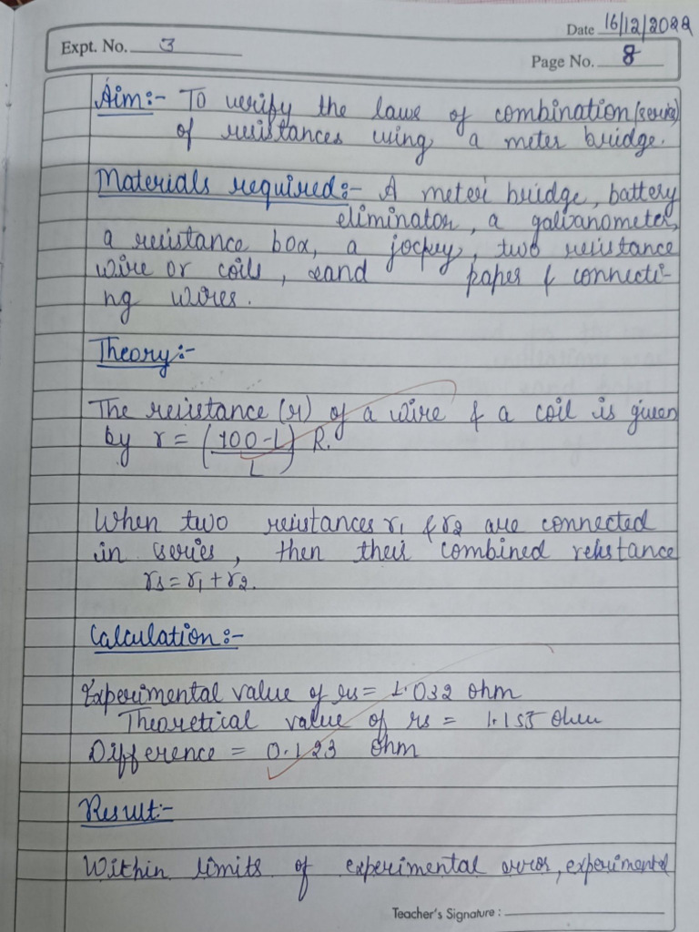 Physics - Experiment - 3 | PDF