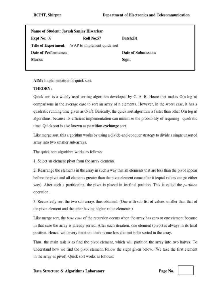 Exp 7 - NLL | PDF | Software Engineering | Computer Programming