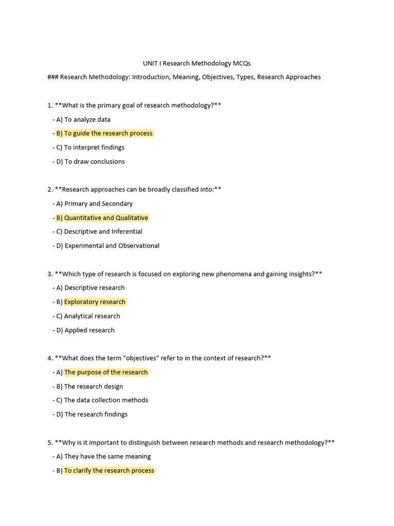 RM and IPR | PDF | Methodology | Scientific Method