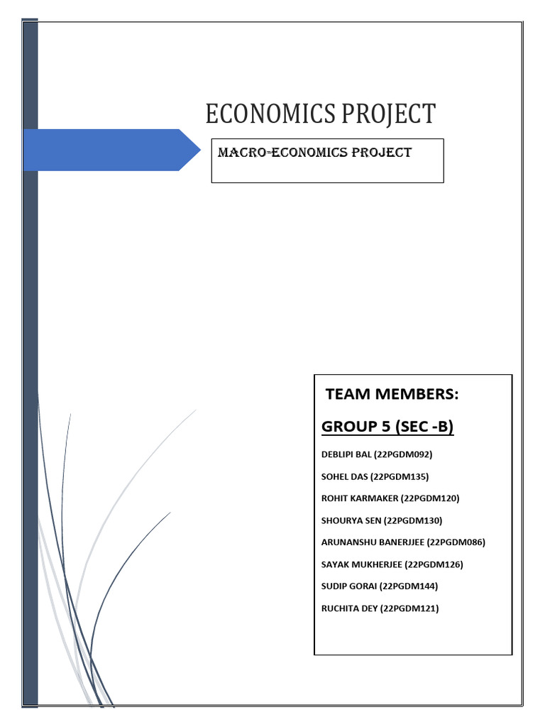 Group 5 - (Eco1003) | PDF